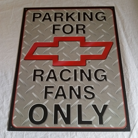 chevrolet | Art | Chevrolet Racing Fans Metal Sign | Poshmark